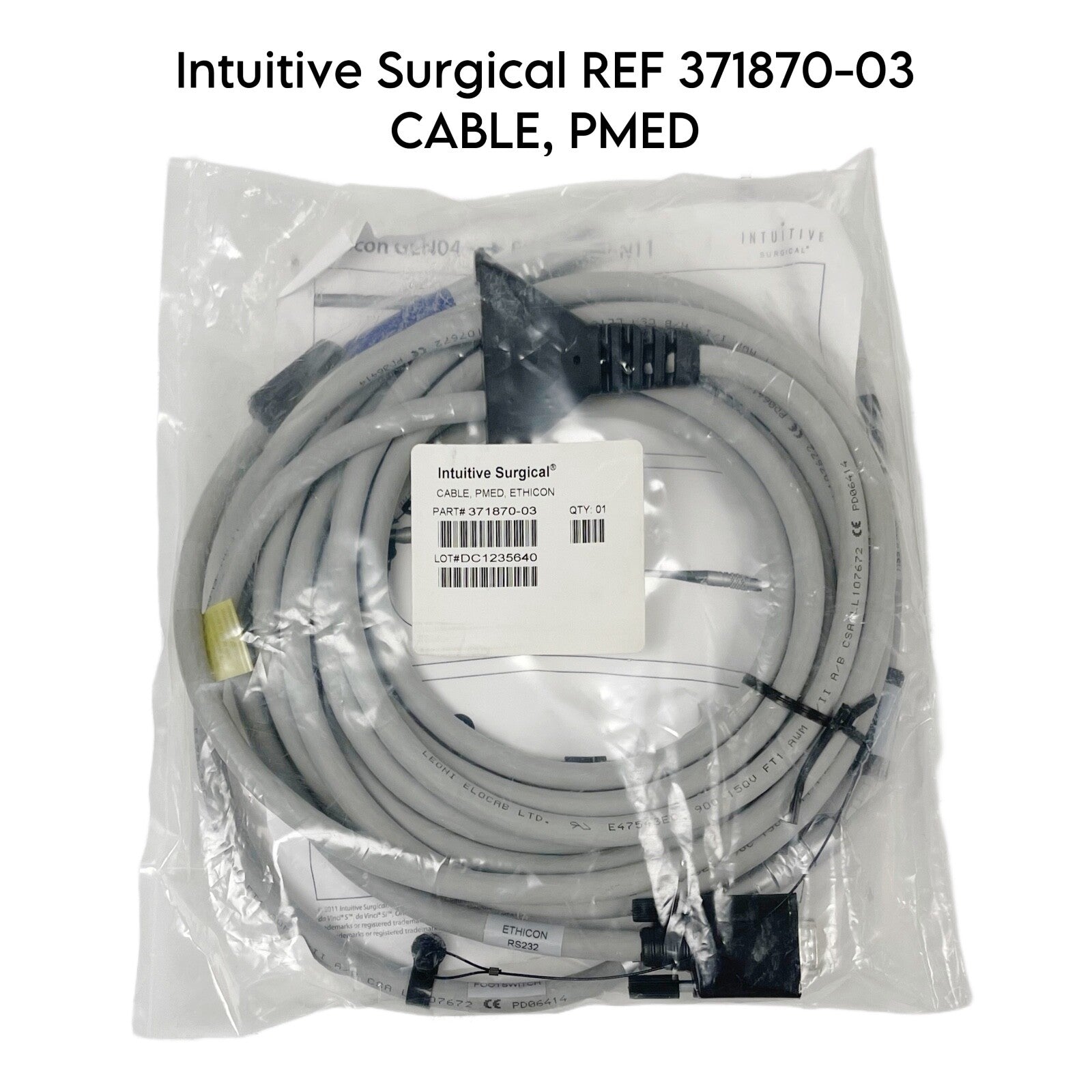 Intuitive Surgical REF 371870-03 PMED Energy Activation Cable ...